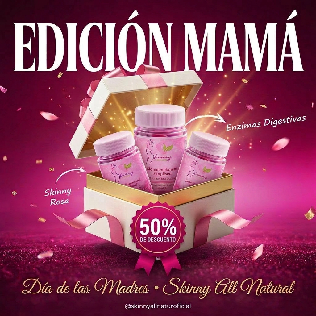 EDICIÓN MAMÁ SK ROSA – SKINNY ALL NATURAL